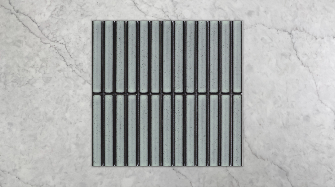 3D Concave Kit Kat Speckle Light Grey Mosaic 20x145 – La Monte Tiles ...